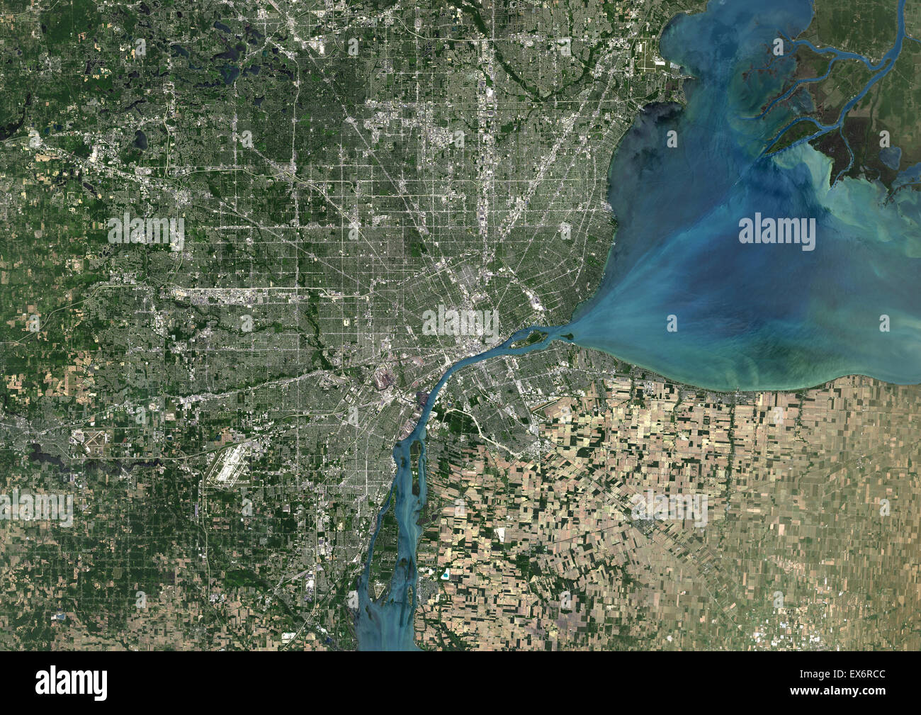 Detroit Aerial View High Resolution Stock Photography and Images - Alamy