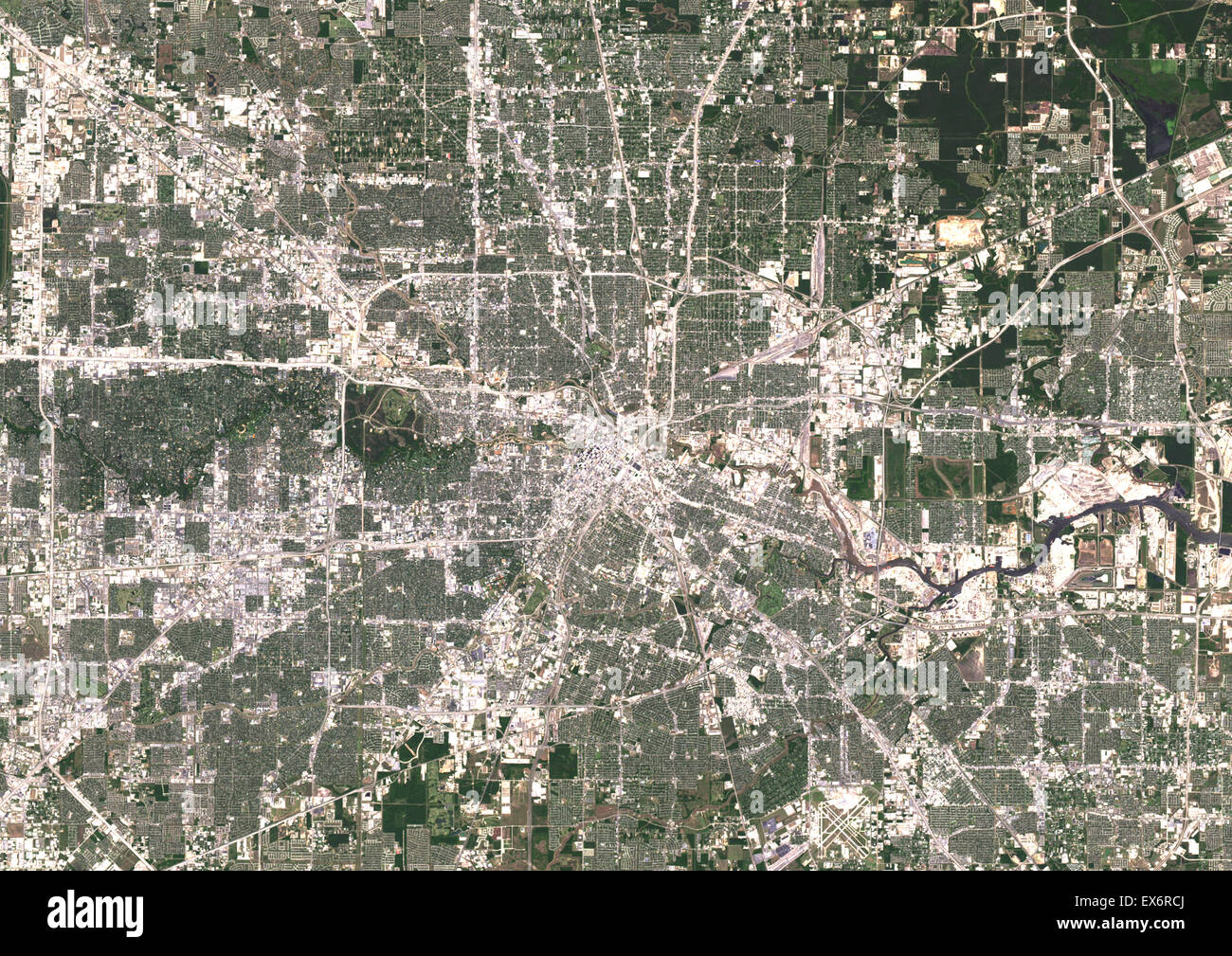 Houston texas city aerial hi-res stock photography and images - Alamy