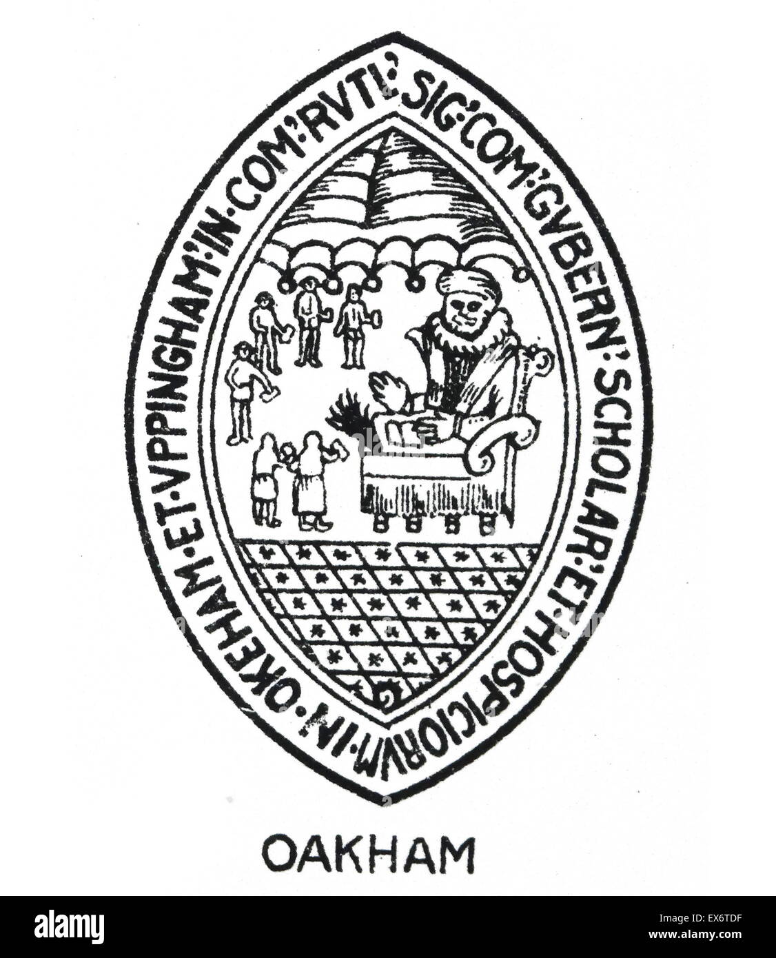 Emblem of Oakham School is a British co-educational independent school ...