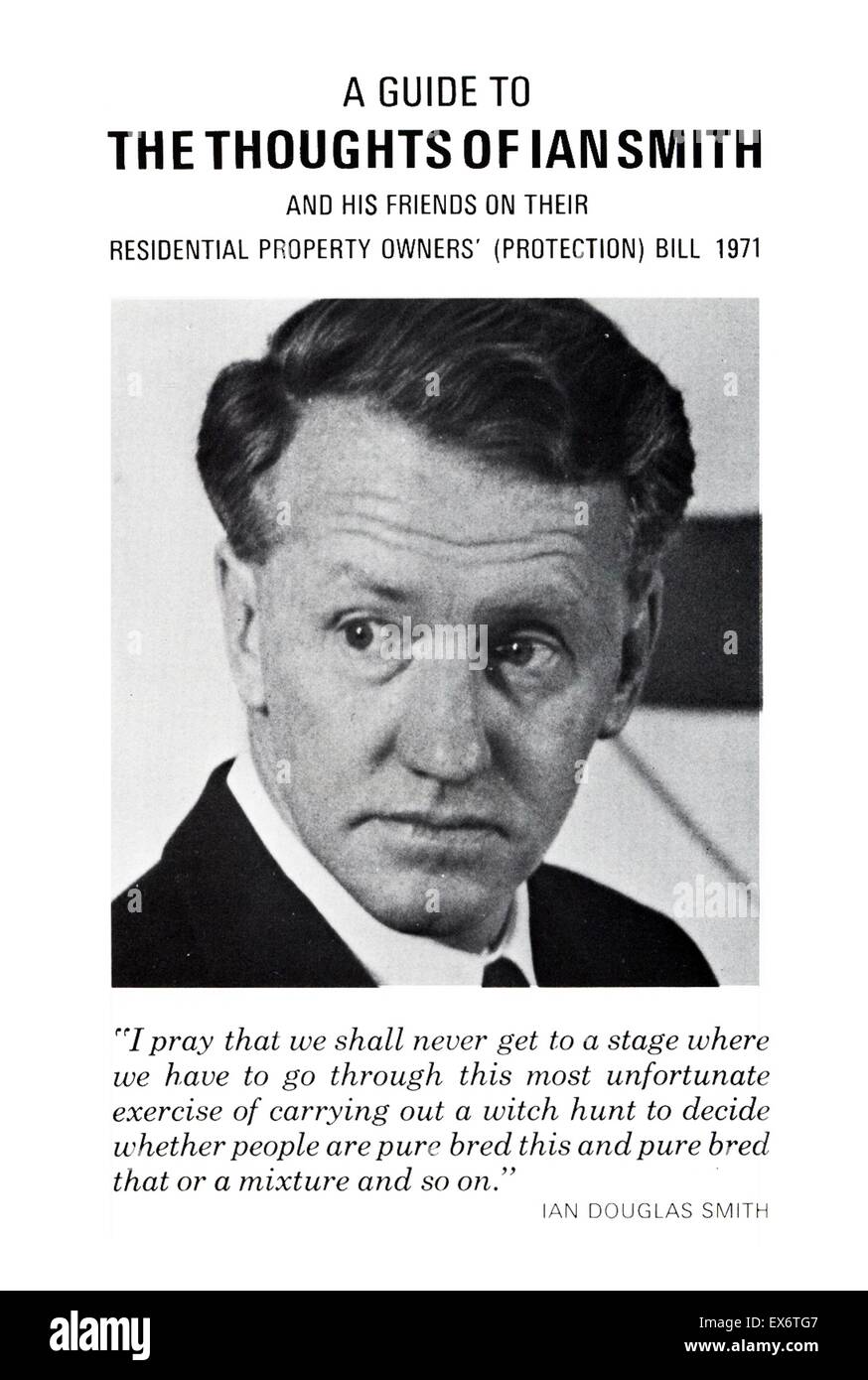 A Guide to the Thoughts of Ian Smith and his friends on their ...