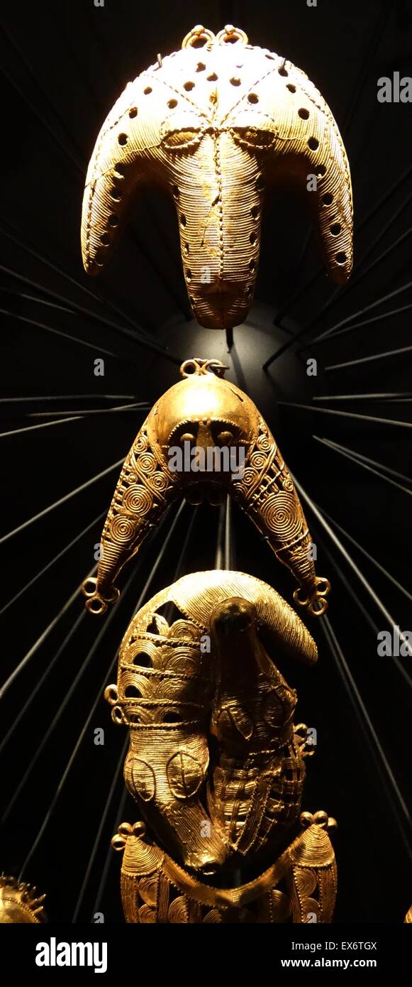 Jewels and pendant from the Akan Culture. The Akan Culture includes the ...