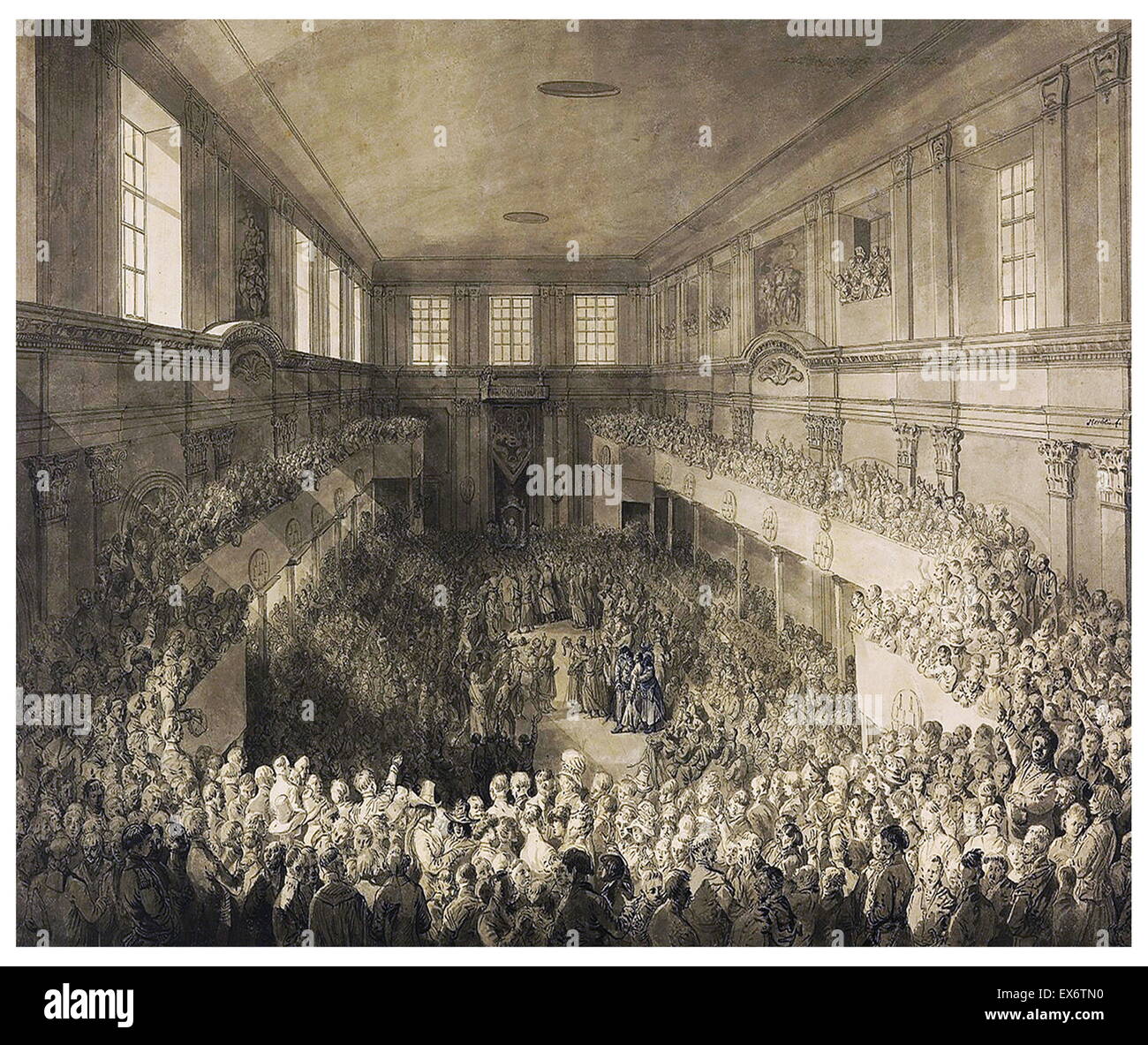 Oath of confirmation of the polish Constitution; 3rd May 1791 Stock ...