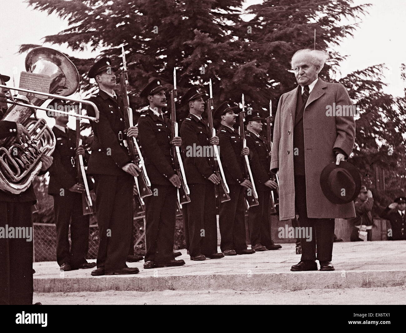 David ben Gurion first Prime Minister of Israel 1948 Stock Photo - Alamy