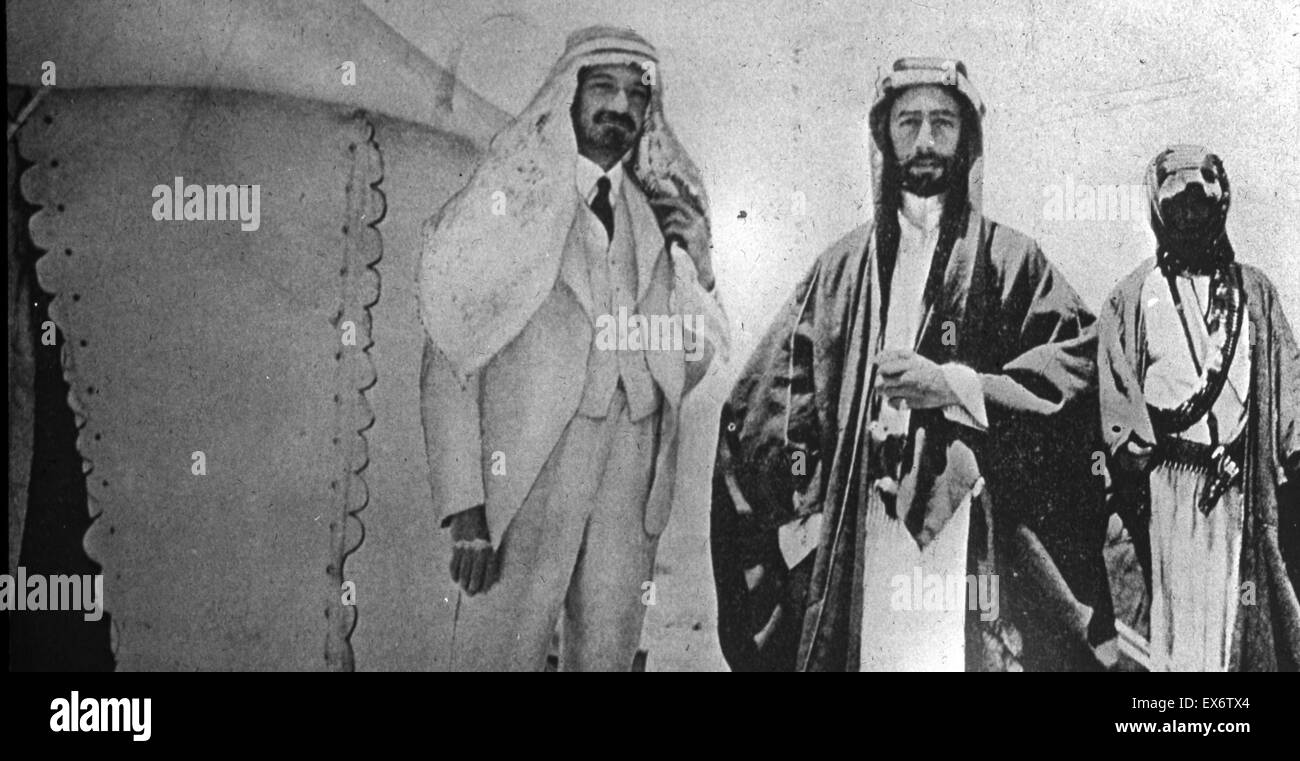 Emir faisal of hejaz Black and White Stock Photos & Images - Alamy