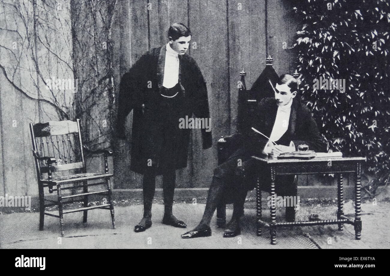 John Maynard Keynes 1903 at university in the play 'The Rivals'. John ...