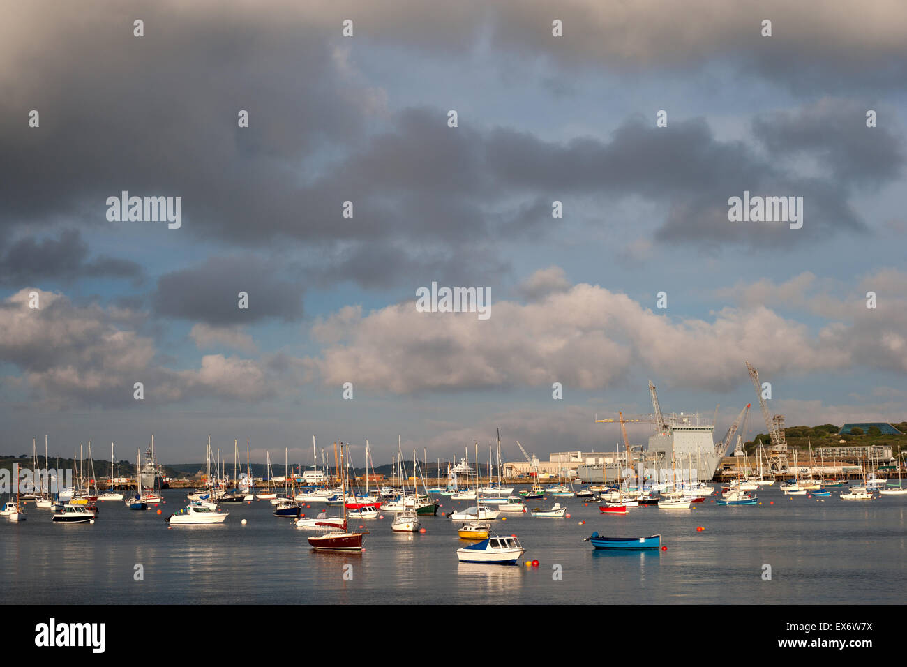 Falmouth harbour hi-res stock photography and images - Alamy