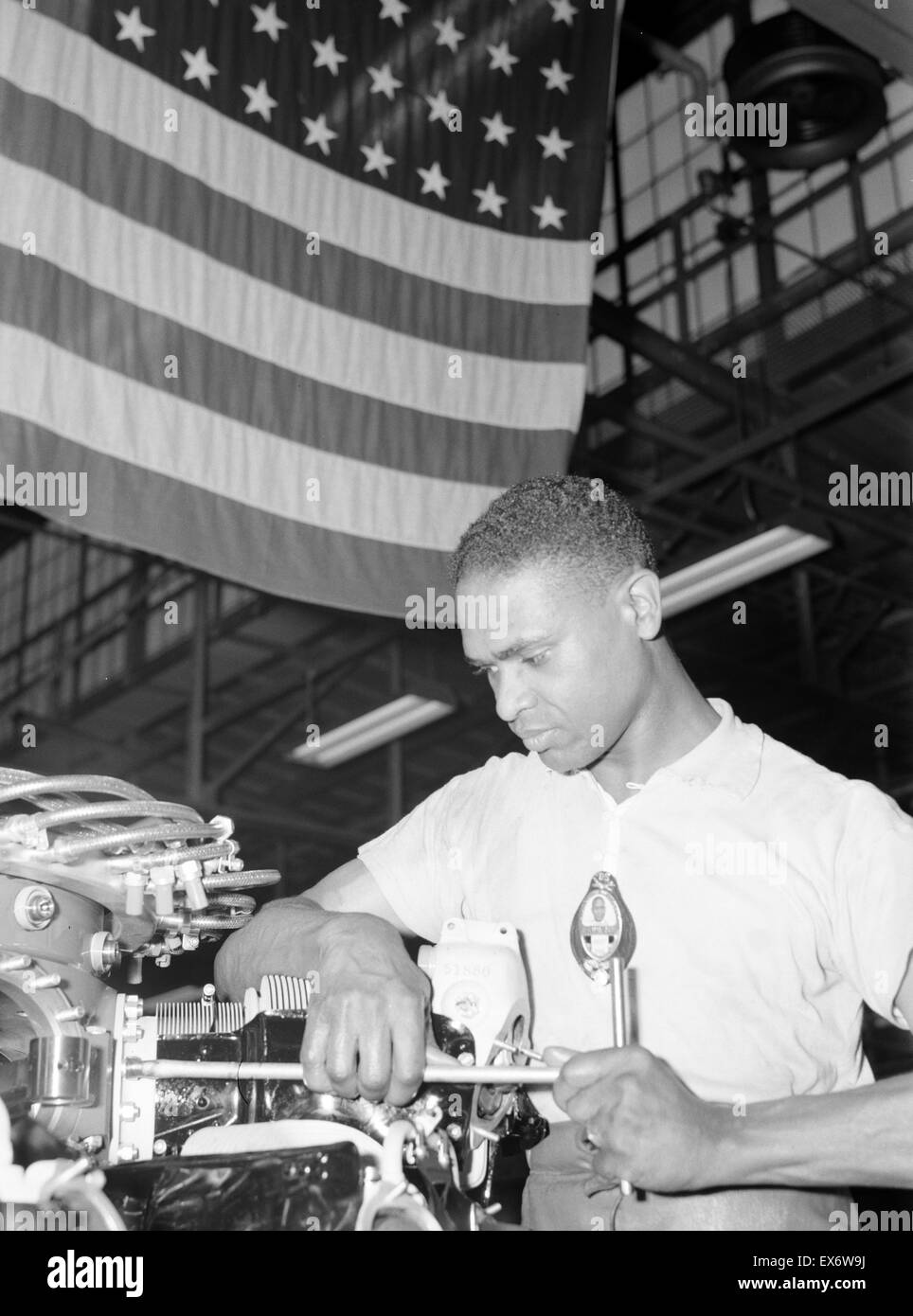 Production of aircraft engines. Zed W. Robinson, proves that skin ...