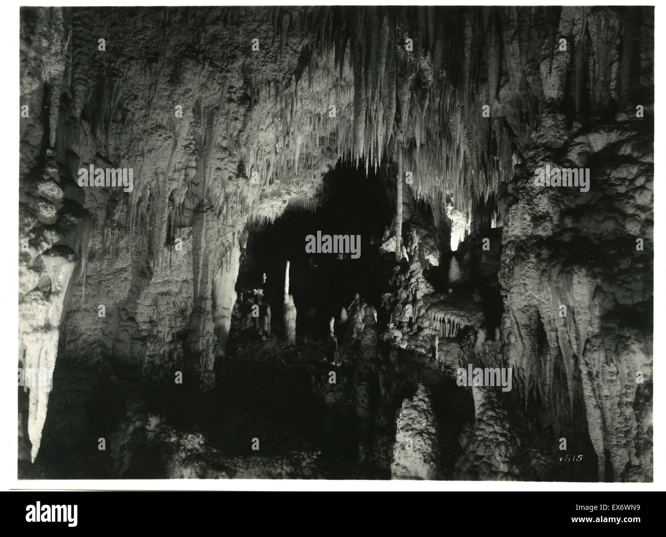 Crystal Palace, Aranui Cave, Waitomo, New Zealand 1945 Stock Photo - Alamy