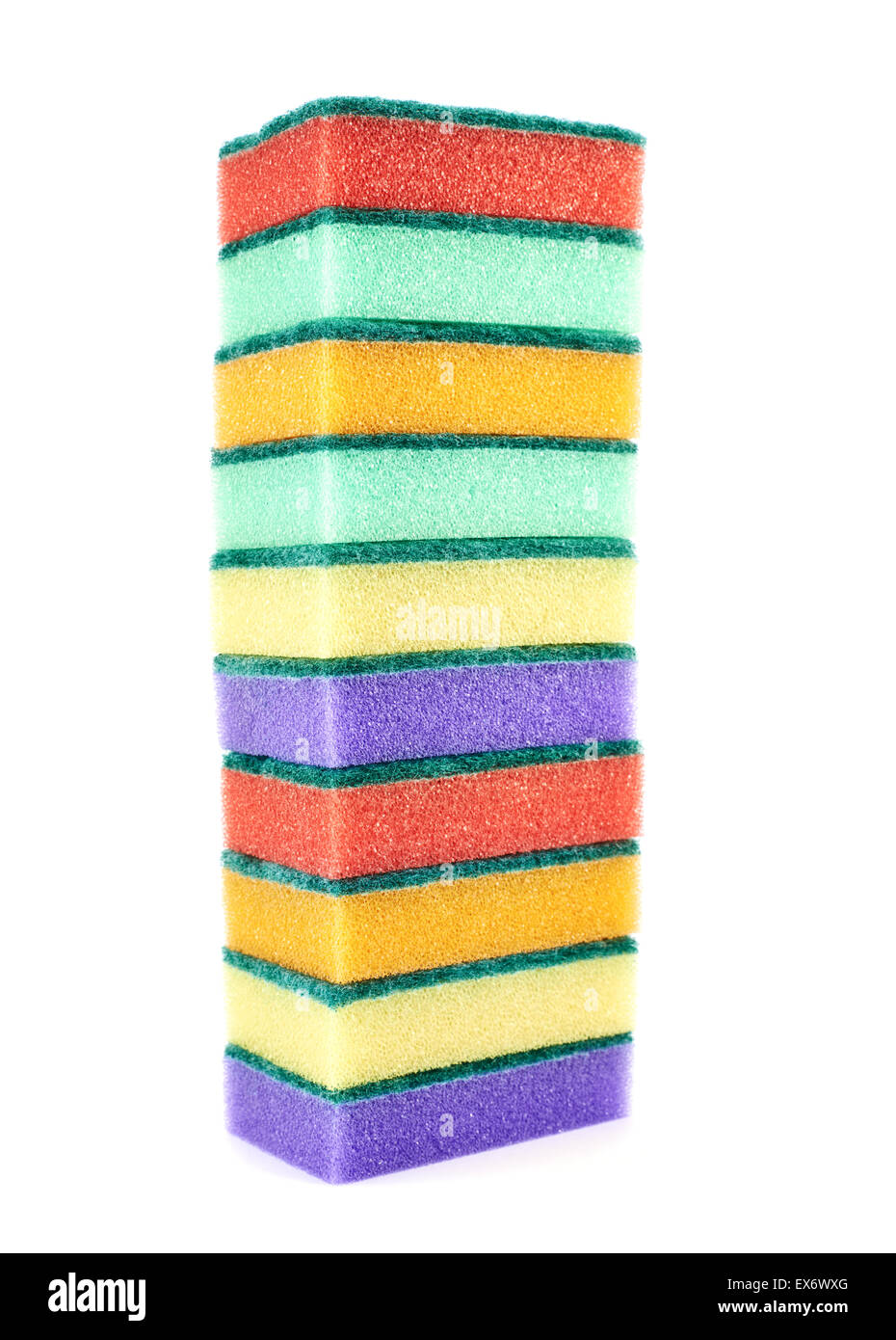Pile of kitchen sponges Stock Photo - Alamy