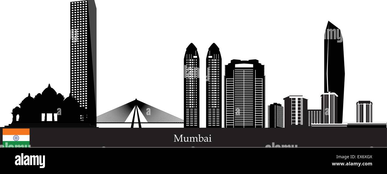 city of skyline mumbai Stock Vector Image & Art - Alamy