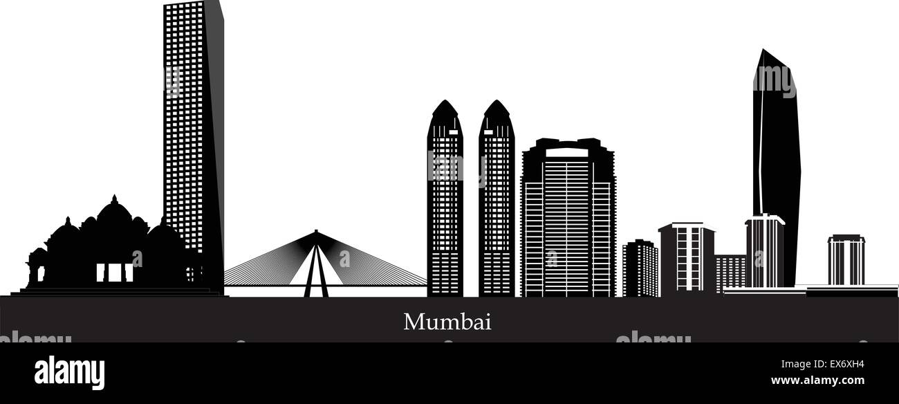 city of skyline mumbai Stock Vector Image & Art - Alamy