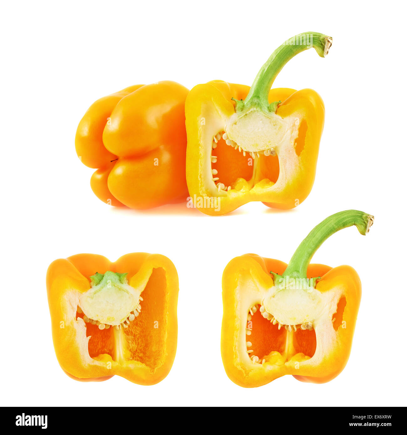 Sweet bell pepper isolated Stock Photo - Alamy
