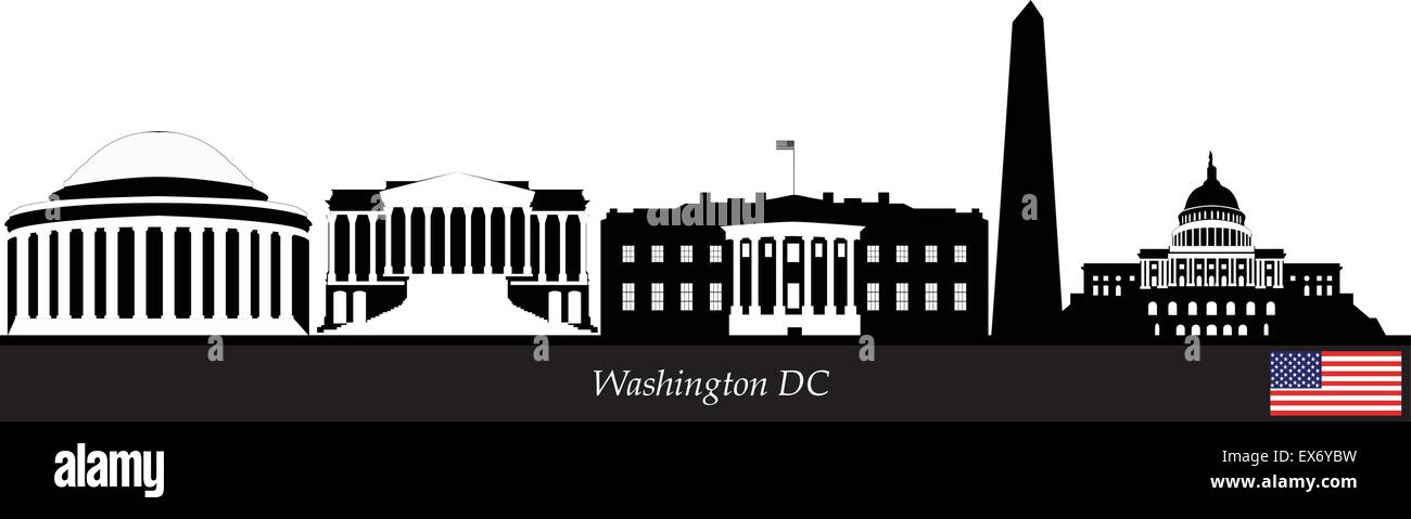 city of skyline washington Stock Vector Image & Art - Alamy