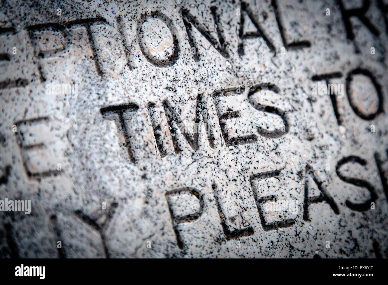 Hope written in stone hi-res stock photography and images - Alamy