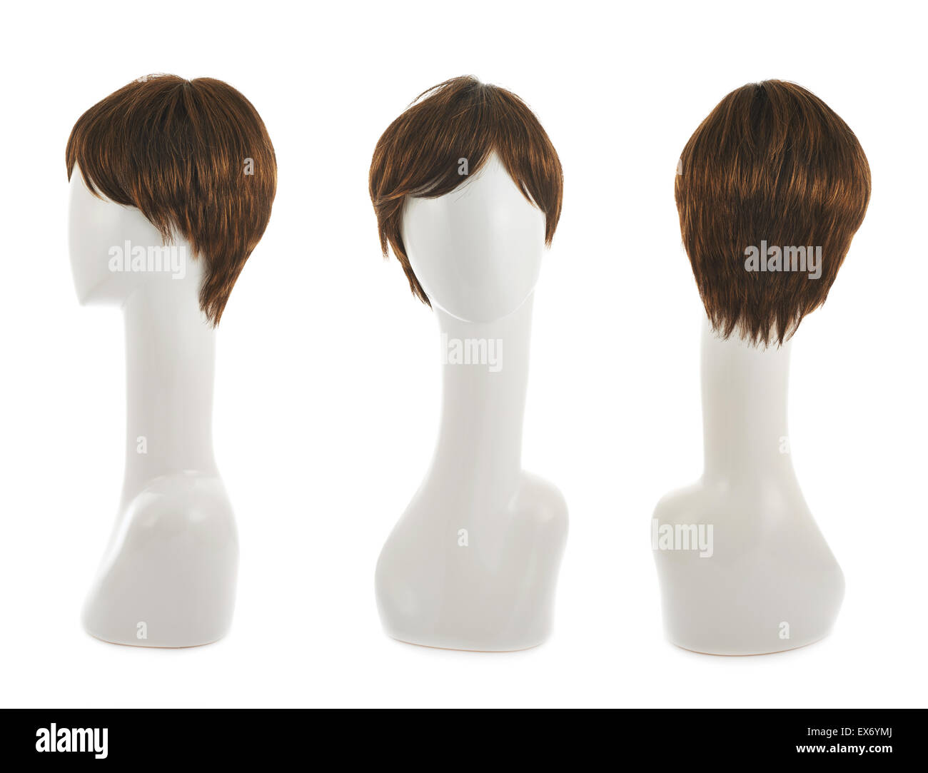 Hair wig over the mannequin head Stock Photo - Alamy