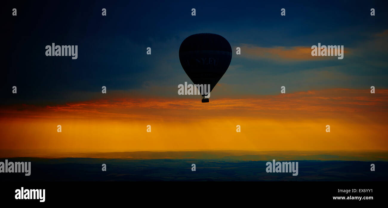 Rising ascending balloon aloft hi-res stock photography and images - Alamy