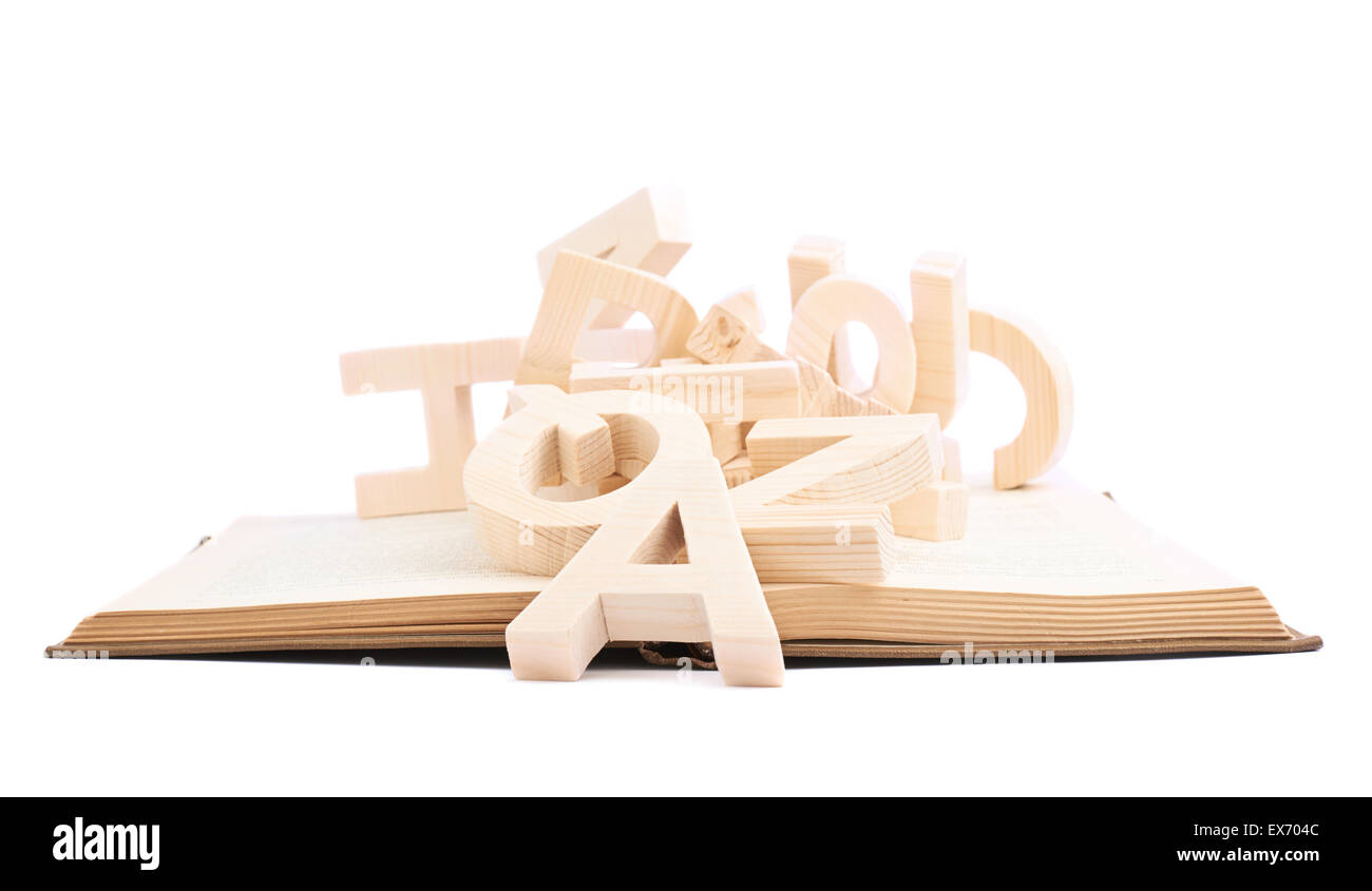 Text books library alphabet letters hi-res stock photography and images ...