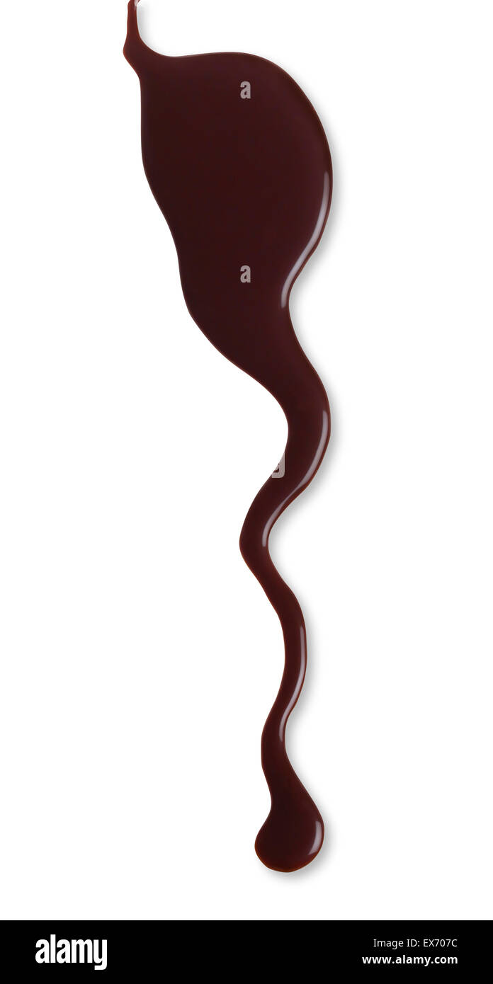 Chocolate sauce syrup Stock Photo - Alamy