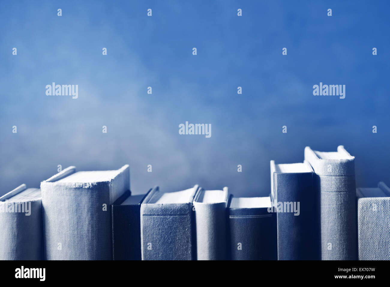 a detail of books in the bookshelf Stock Photo - Alamy