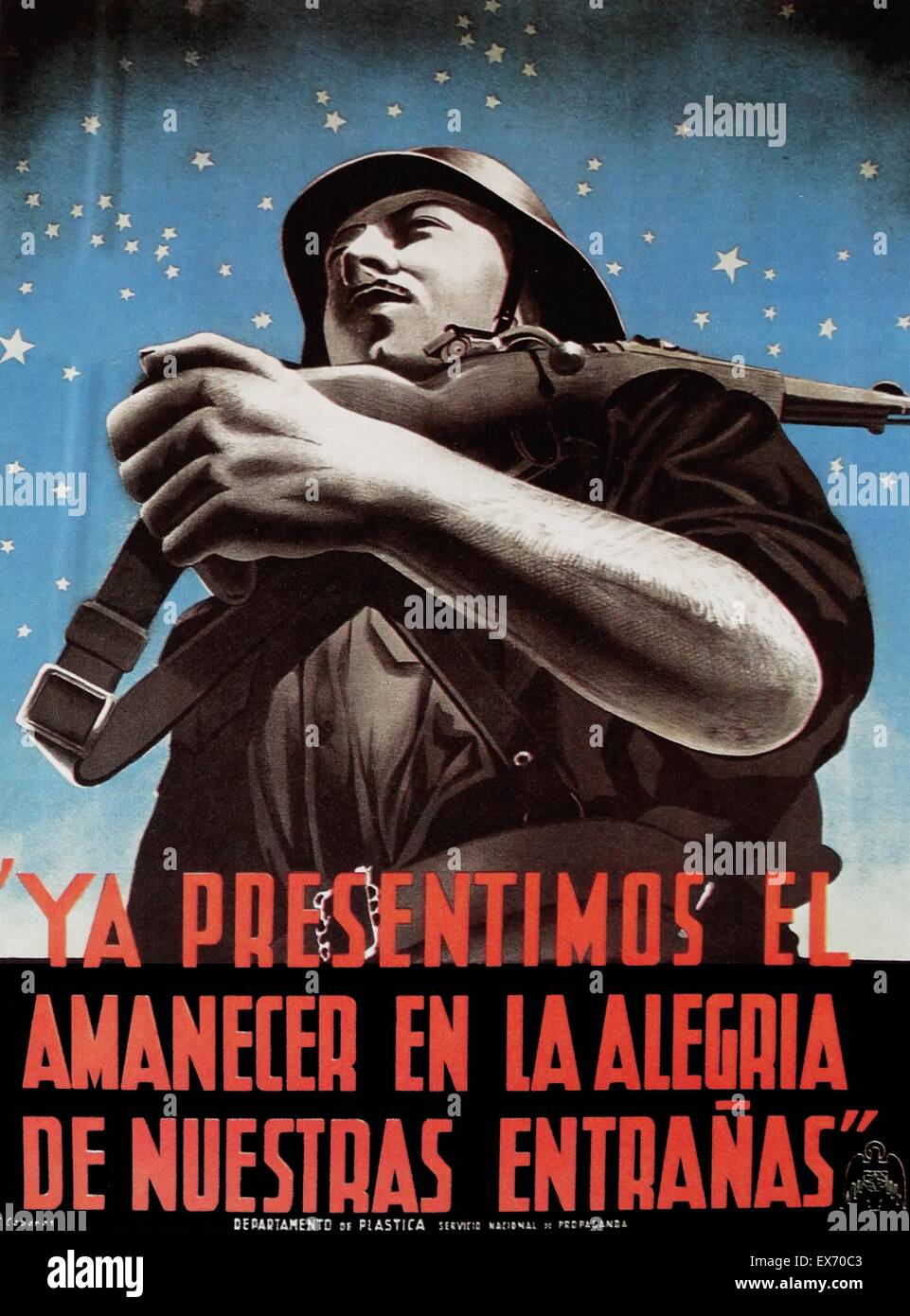 Nationalist propaganda poster hi-res stock photography and images - Alamy
