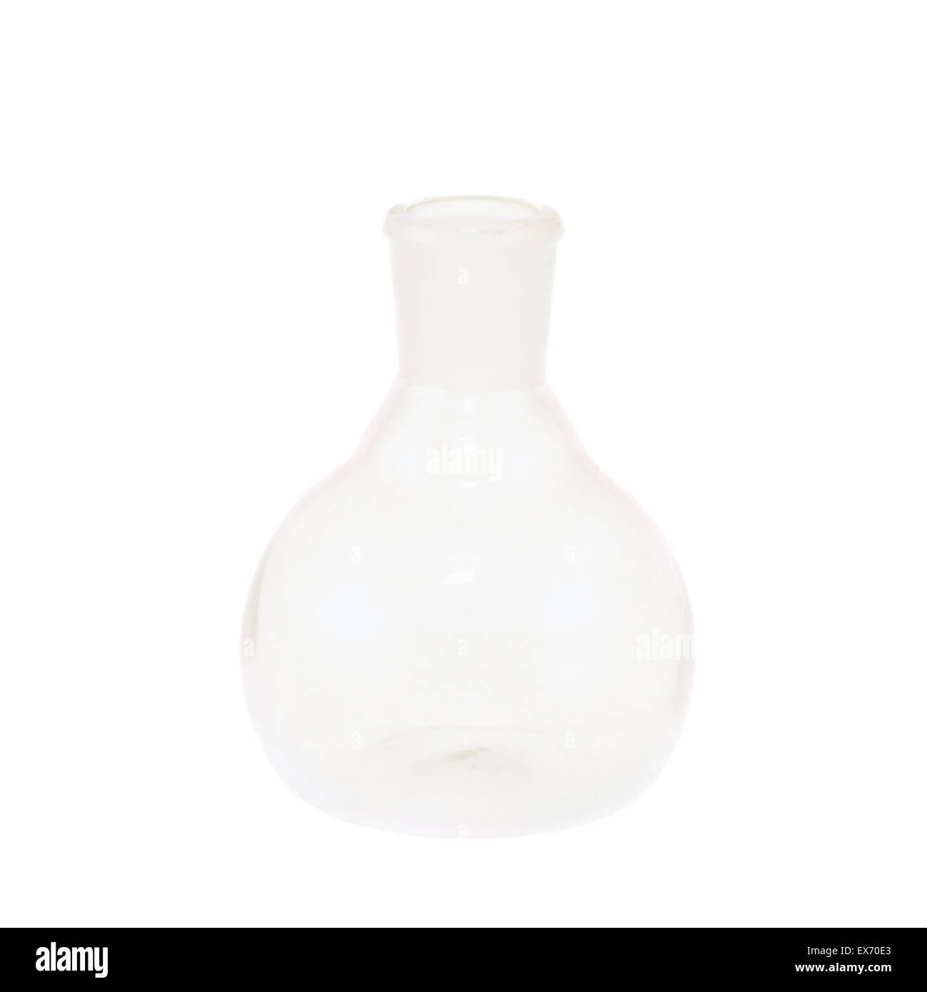 Chemistry glass bulb flask isolated Stock Photo - Alamy
