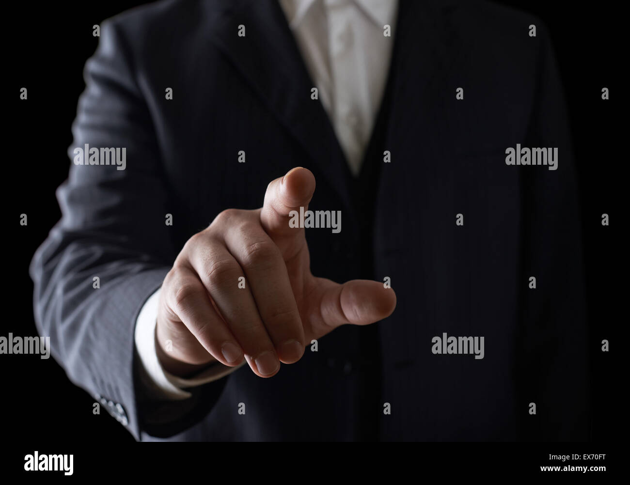 Person pointing hi-res stock photography and images - Alamy