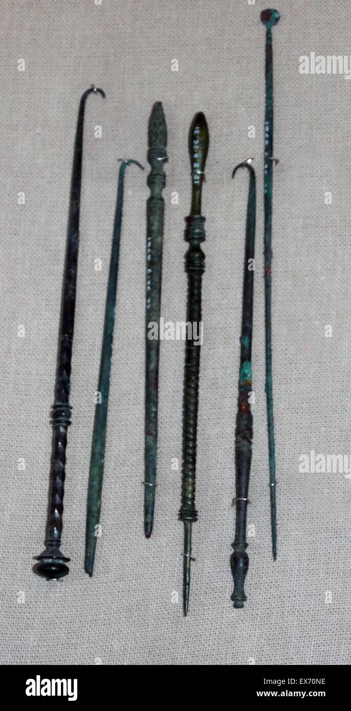 Roman surgical instrument 1st century AD Stock Photo - Alamy