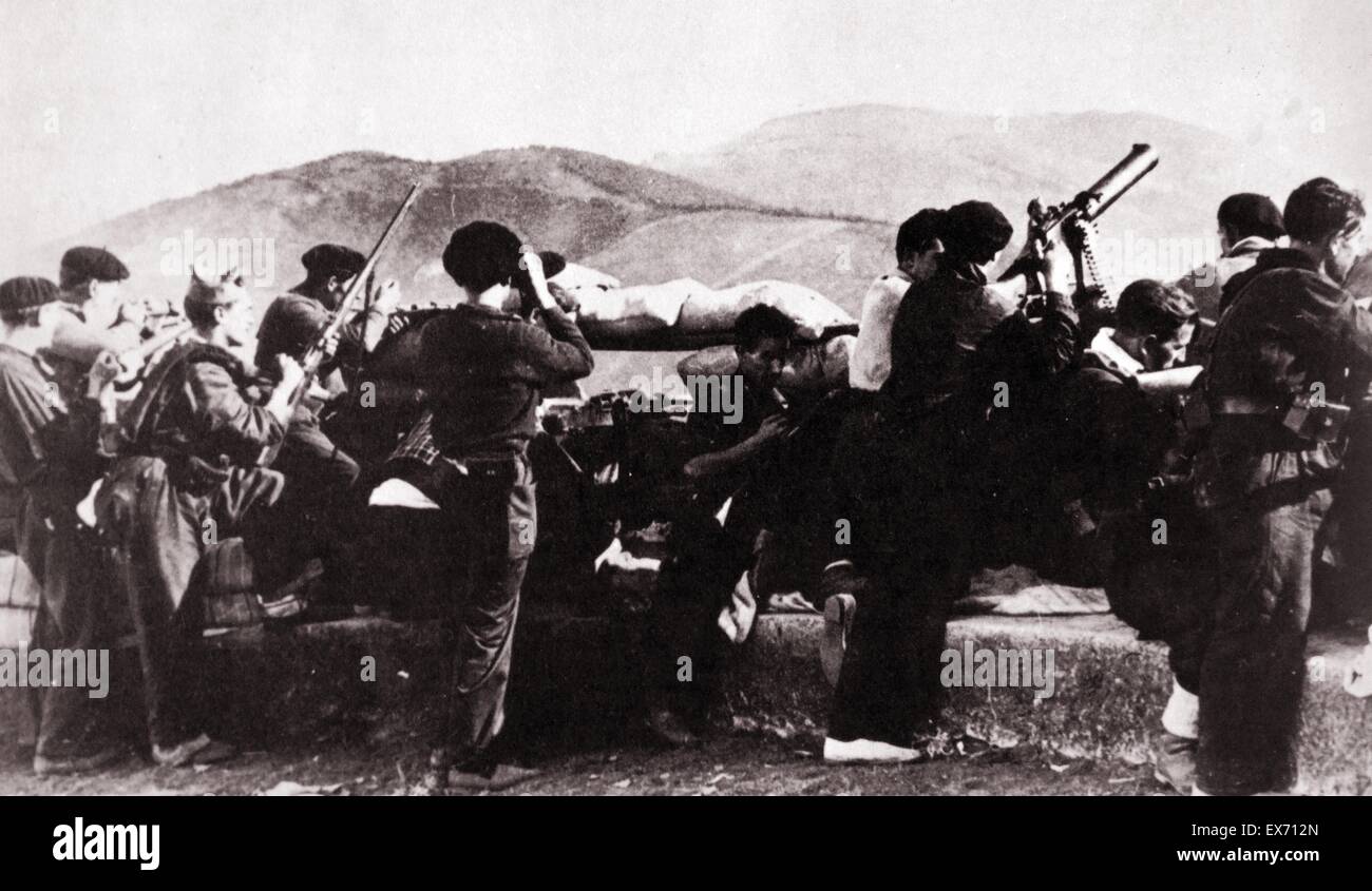 Republican soldiers during spanish civil hi-res stock photography and ...
