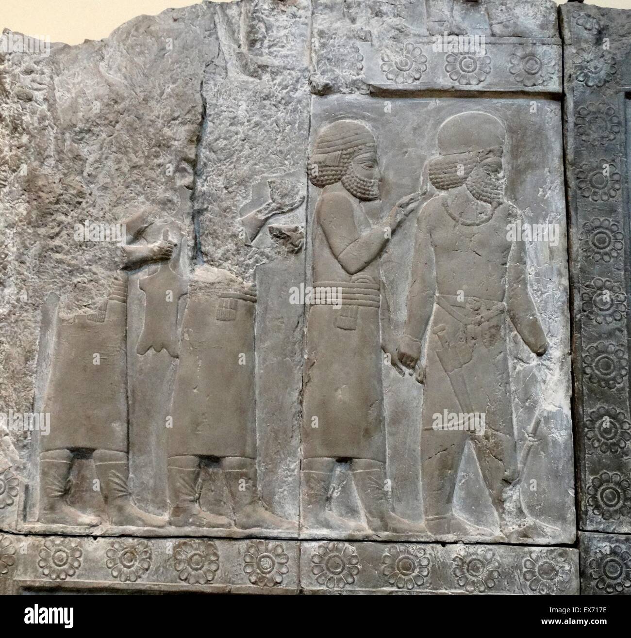 Reliefs from the Palace of Persepolis, Iran. Dated to the reign of the ...