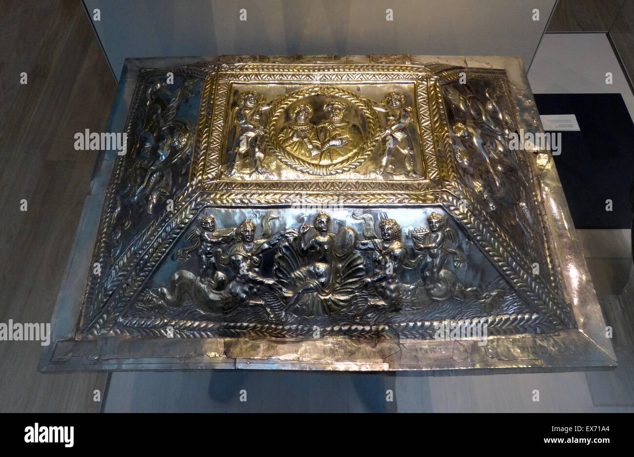 The Projecta Casket. Roman 380 AD silver casket, inscribed ‘Secundus ...