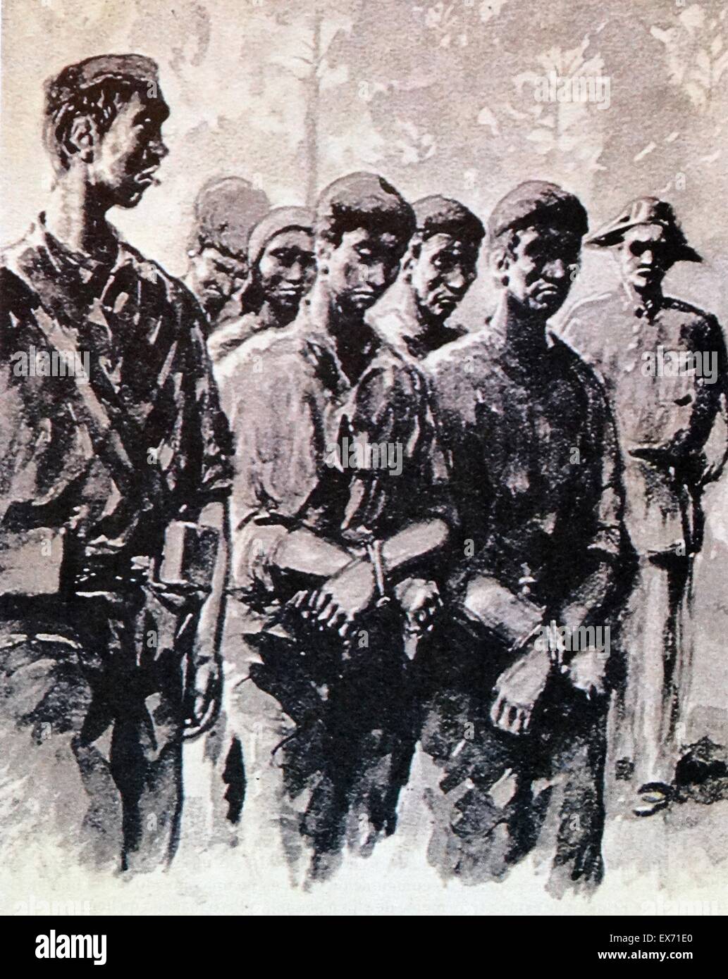 Executed Republicans during the Spanish Civil War Stock Photo - Alamy