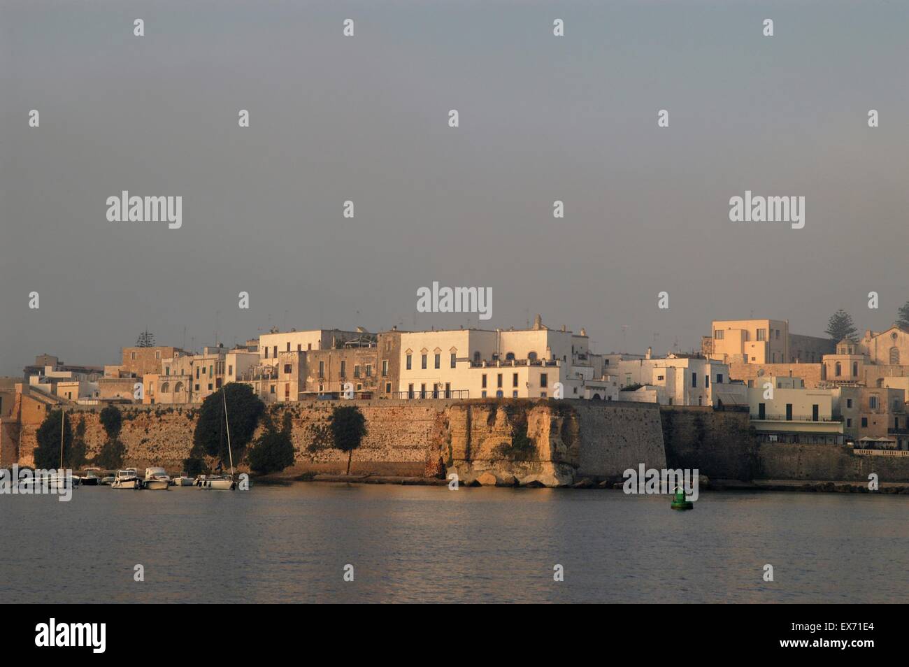 Italy, region Apulia, Otranto, the walls of the ancient town Stock ...