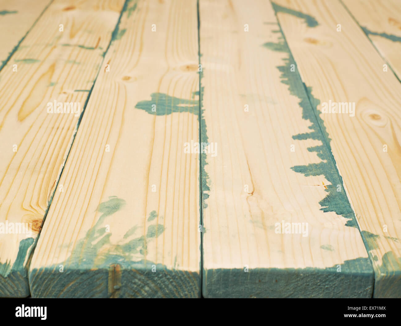 Surface covered with wooden boards Stock Photo - Alamy