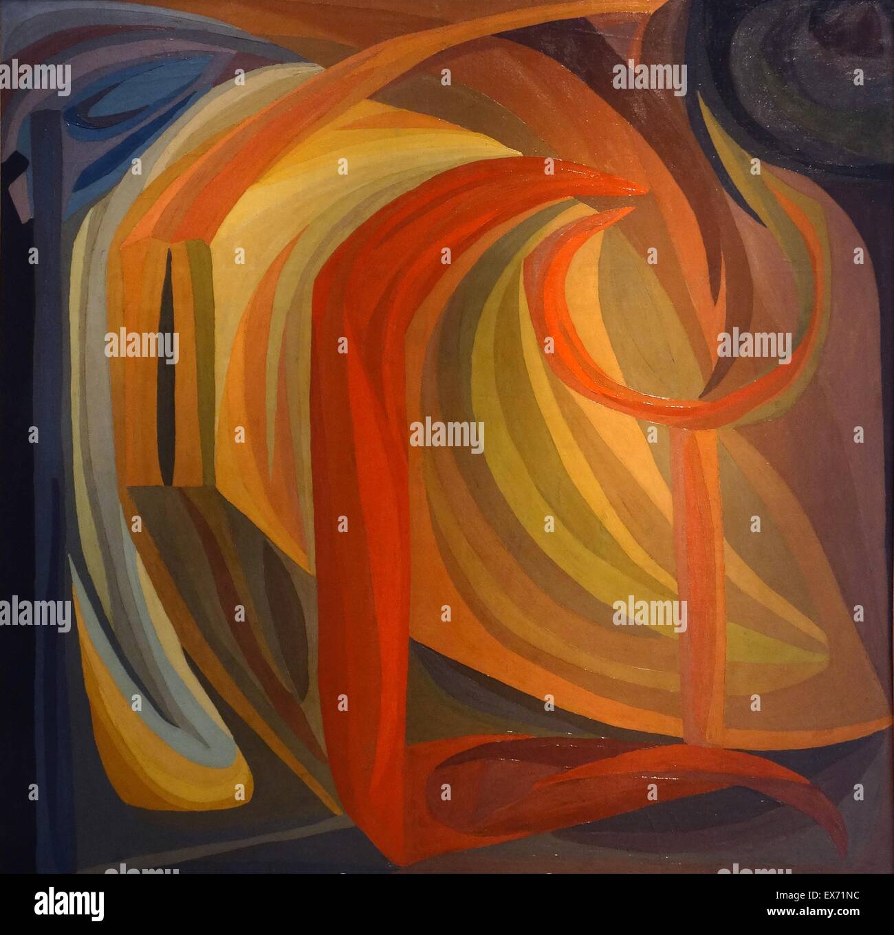 Composition 1911 by Otto Freundlich 1878-1943. German painter and ...