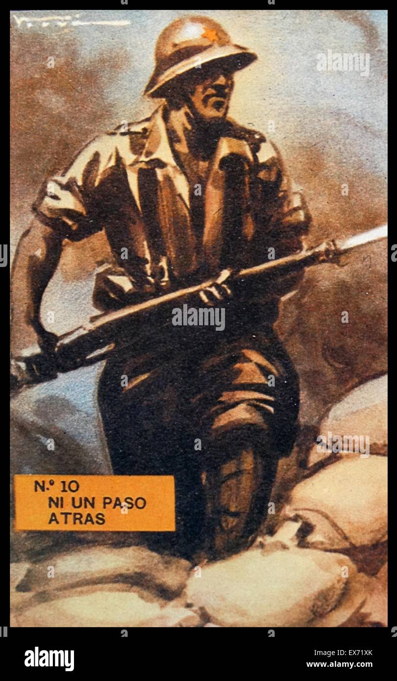 Republican soldier during the Spanish Civil War Stock Photo - Alamy