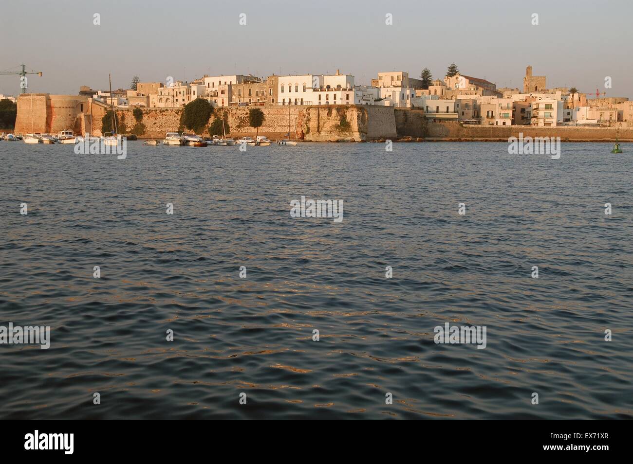 Italy, region Apulia, Otranto, the walls of the ancient town Stock ...