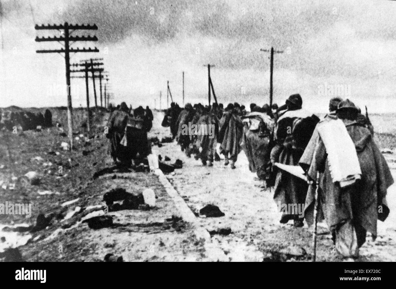 Republican soldiers on the march during the Spanish Civil War Stock ...