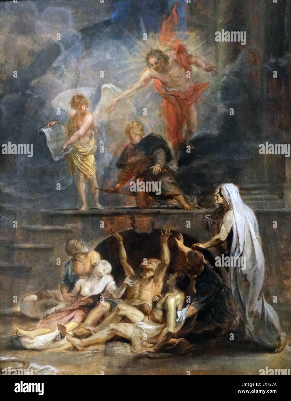 Saint Roque and the plague 1623 attributed to Rubens 1577-1640 Stock ...