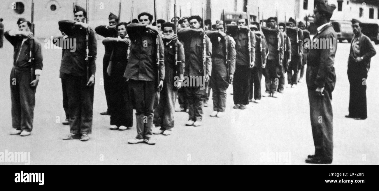 The spanish civil war communist history historical archive archival hi ...