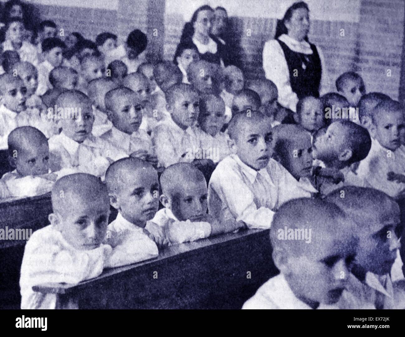 orphan and refugee children at an auxillo Social centre during the ...