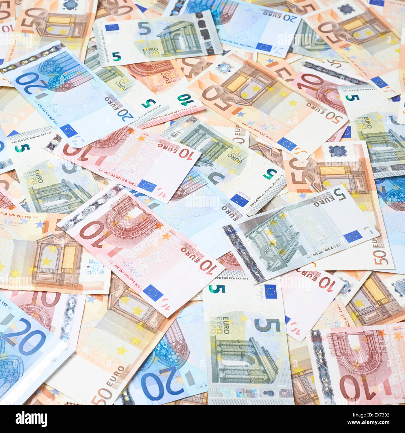 Surface covered with euro bank notes Stock Photo - Alamy