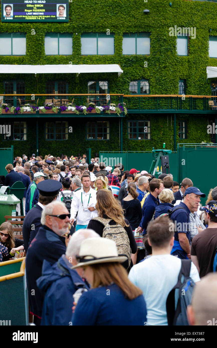 Wimbledon, UK. 08th July, 2015. The Wimbledon Tennis Championships ...