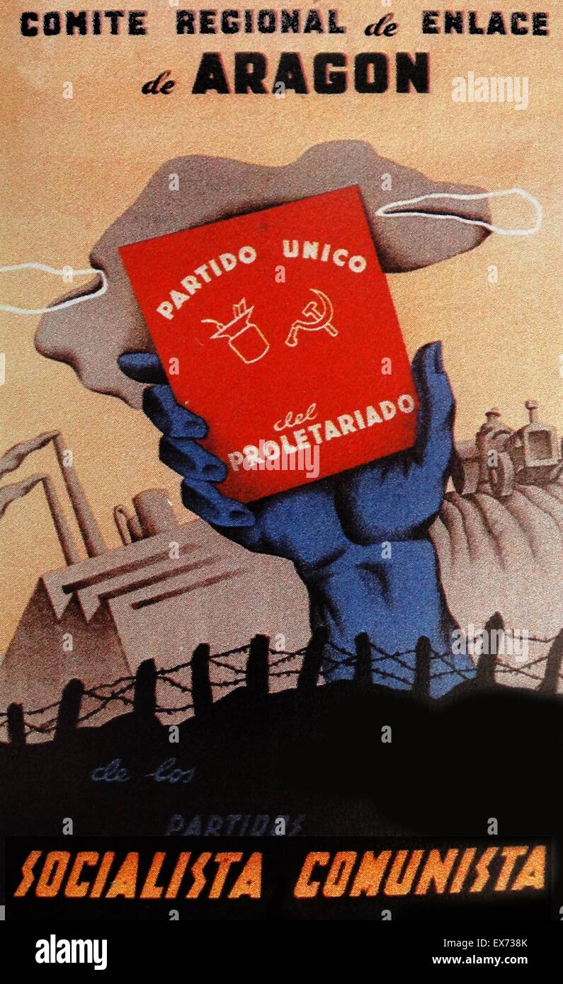 Spanish communist propaganda poster hi-res stock photography and images ...