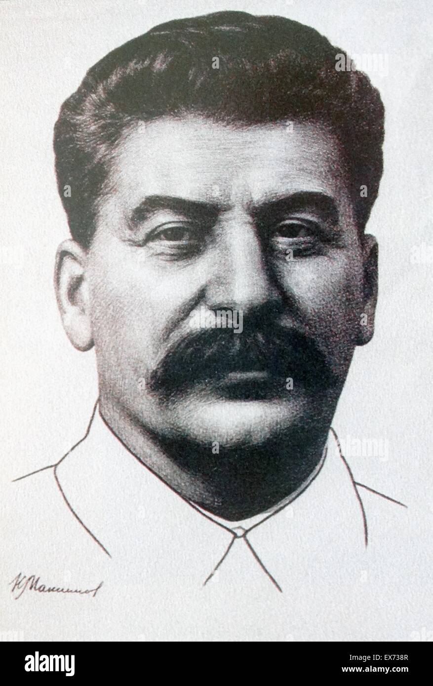 Joseph Stalin (1878 – 1953) leader of the Soviet Union from the mid ...