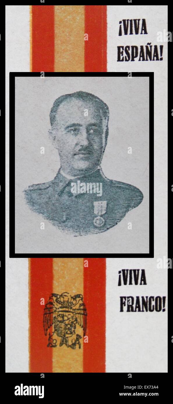 General Francisco Franco (1892-1975) during the Spanish Civil War Stock ...