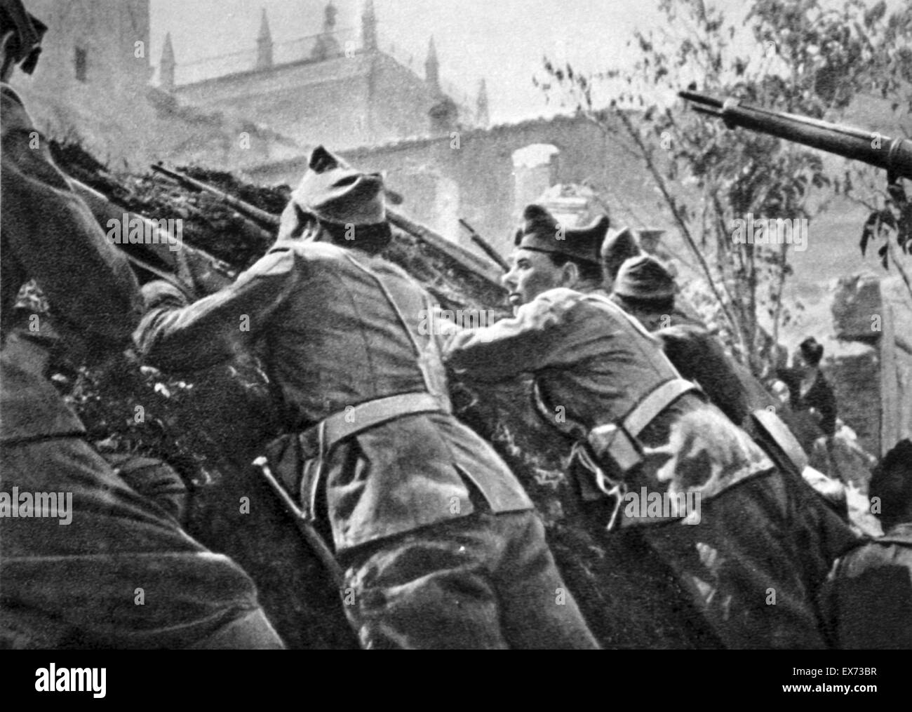 Spain battle spanish civil war nationalist history historical archive ...