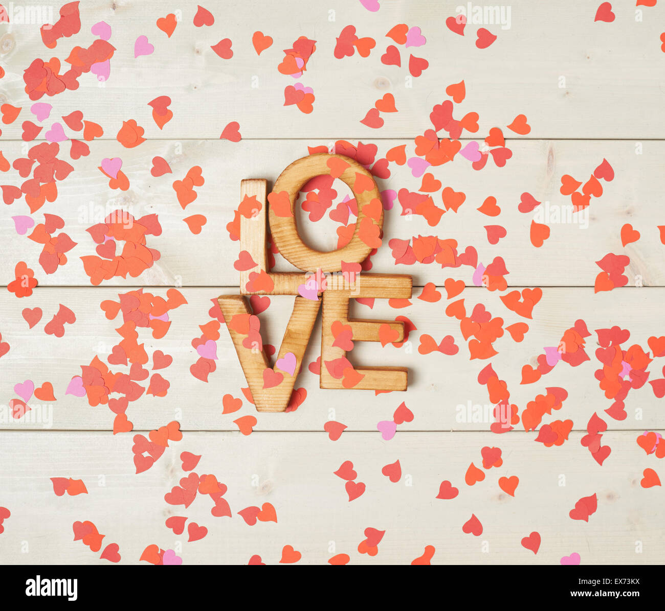 Word Love composition Stock Photo - Alamy