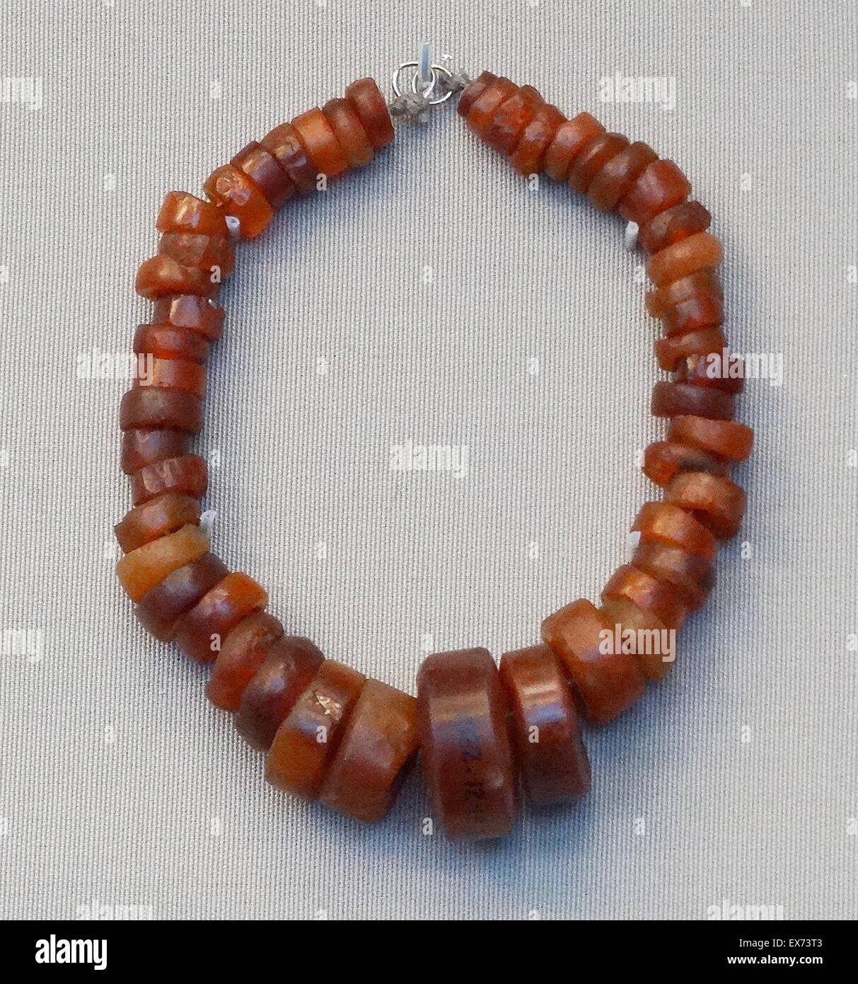 Anklet for a woman, found at Matmar. From the Pre-Dynastic Egyptian ...