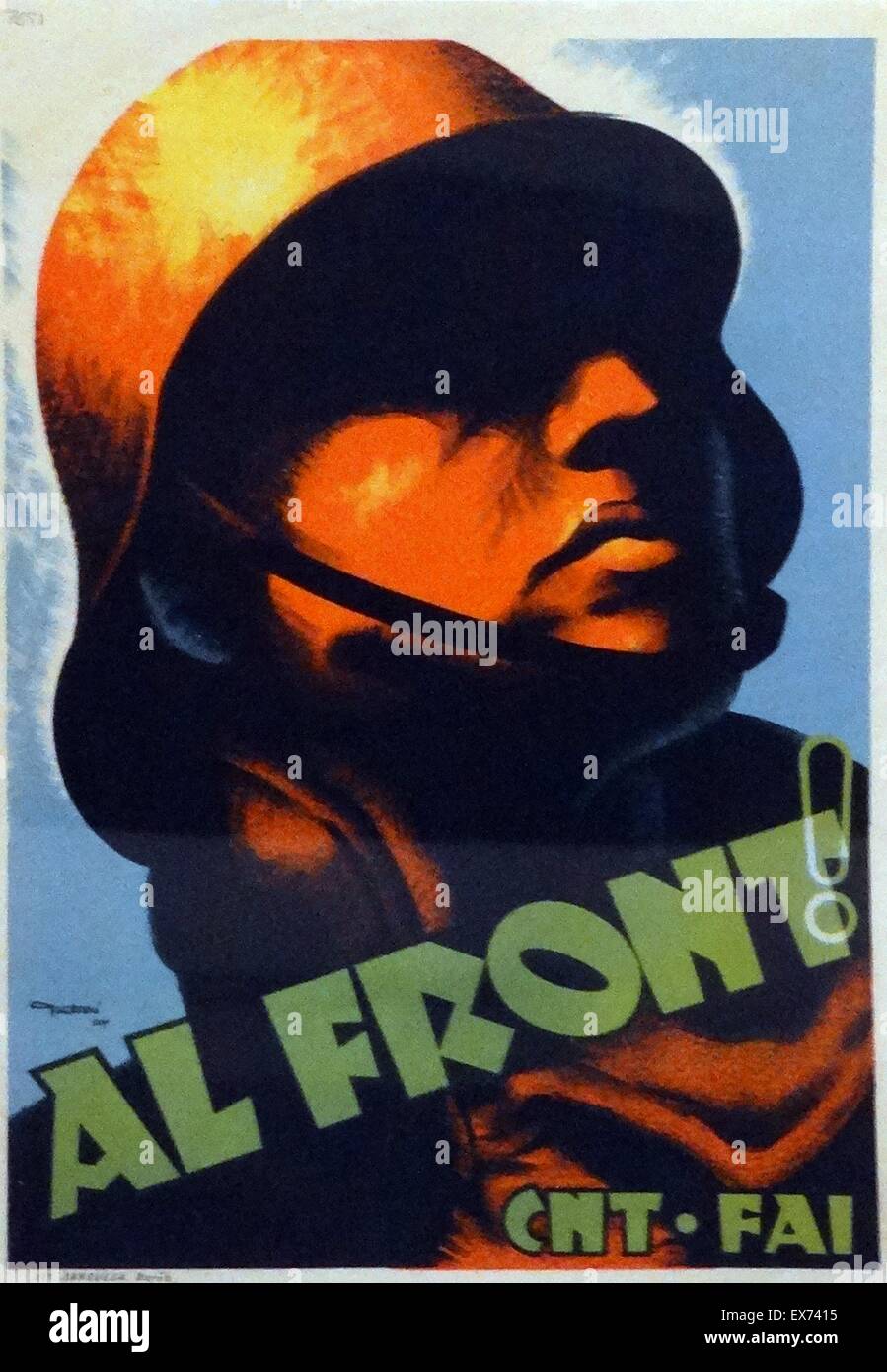 Cnt spanish anarchist propaganda poster hi-res stock photography and ...