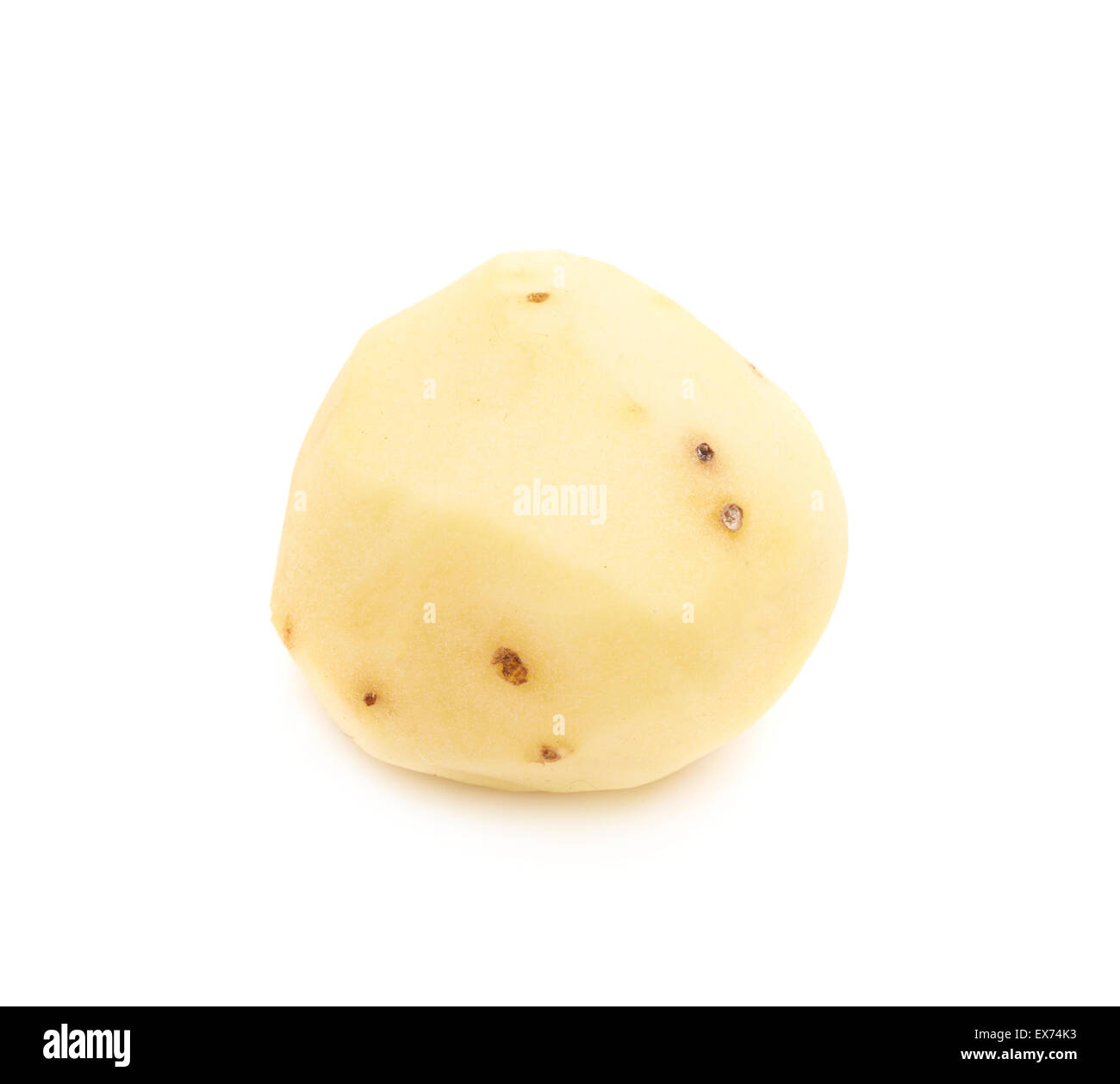 Peeled clean potato isolated Stock Photo - Alamy